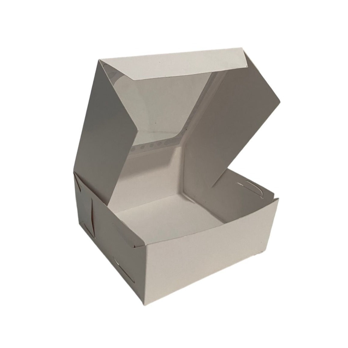 CAJA BLANCA CON VENTANA 11X11X5 CMS – Distripack
